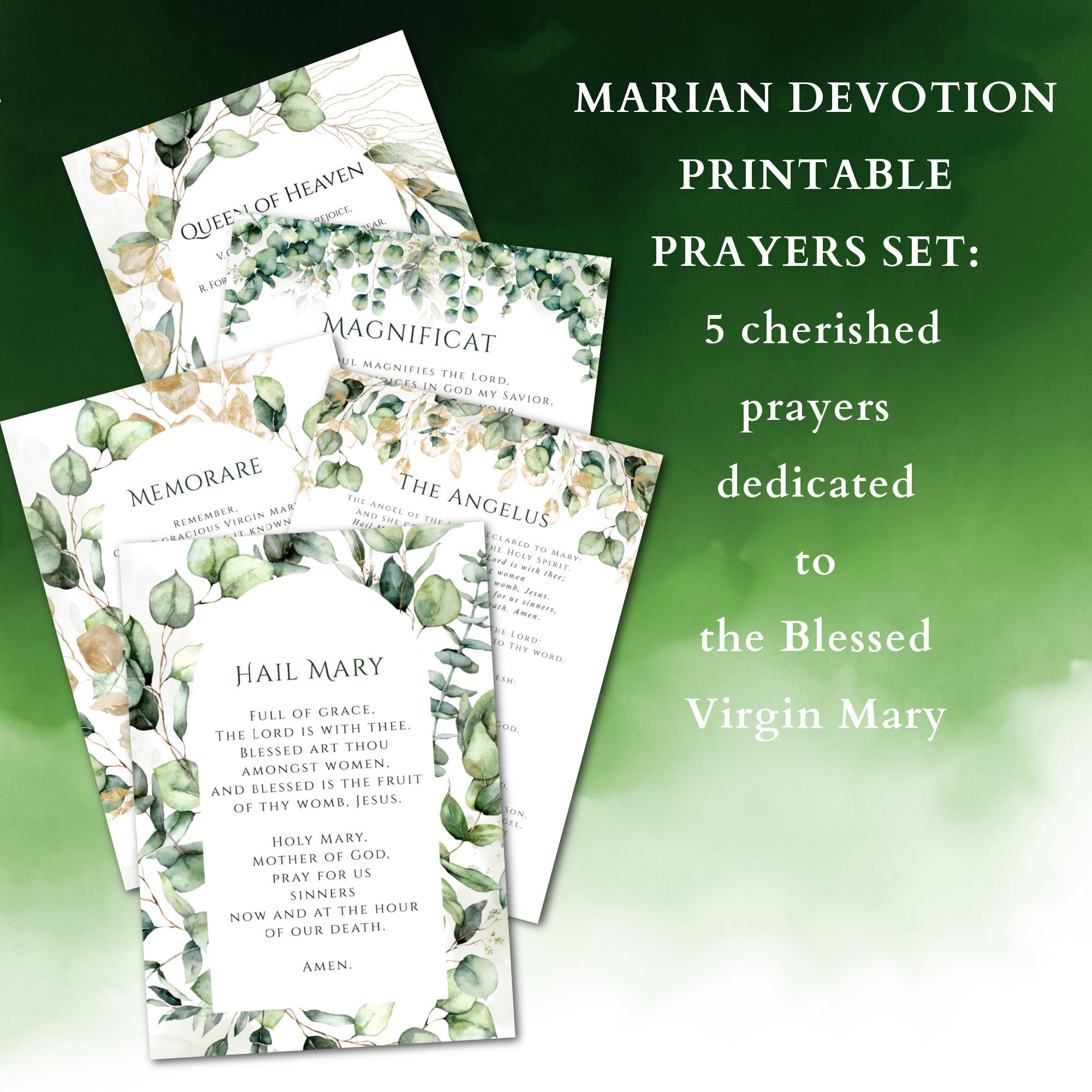 Marian Prayer, Marian Devotion Prayer, Queen of Heaven Prayer, Catholic ...