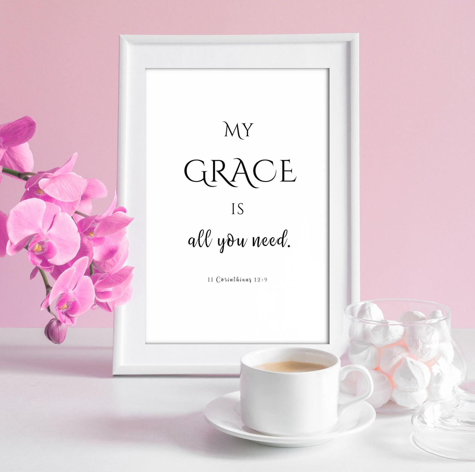 My Grace is All You Need Printable Scripture Printable Bible - Etsy