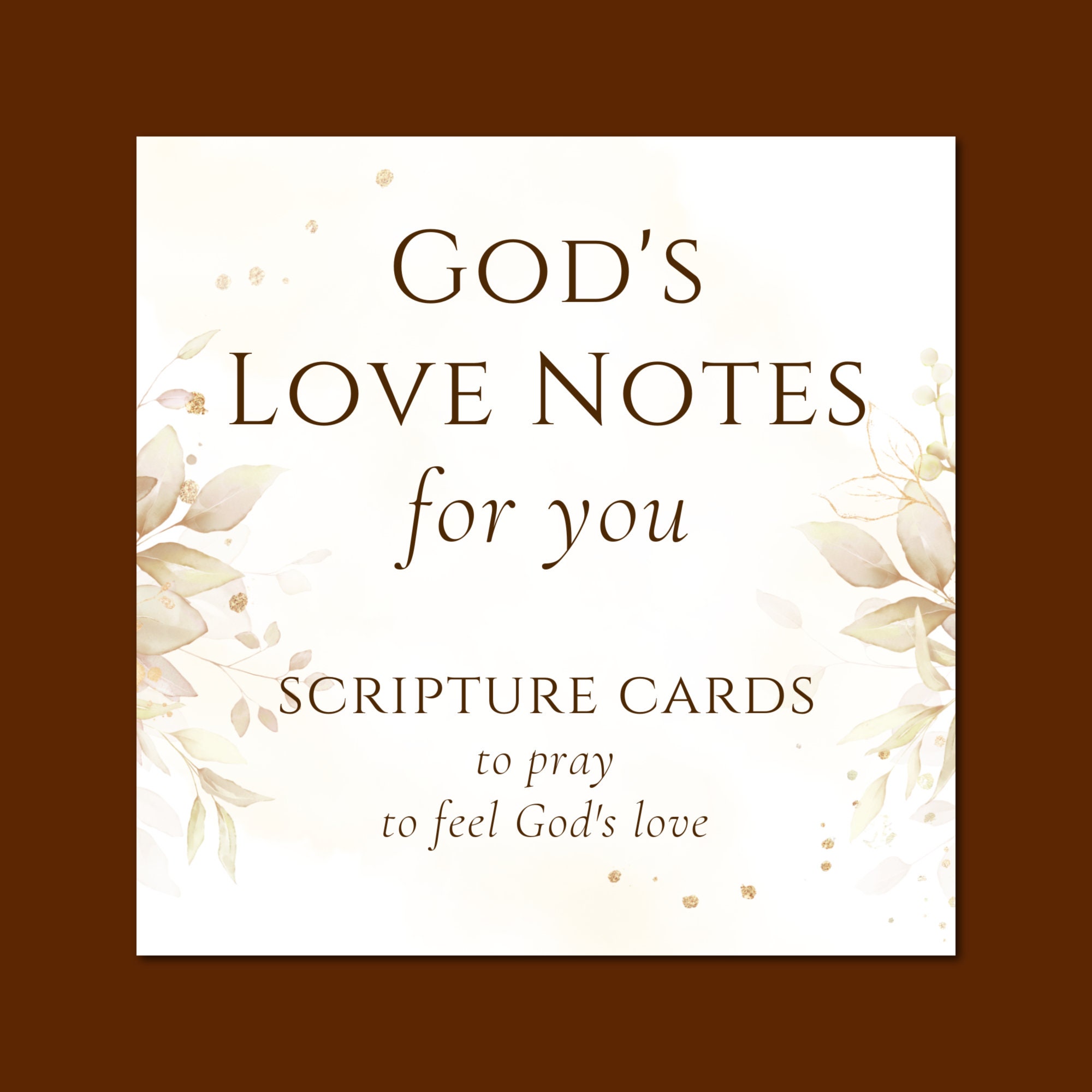 God's LOVE Notes Scripture Cards Printable, God's Love Letter, Gods ...