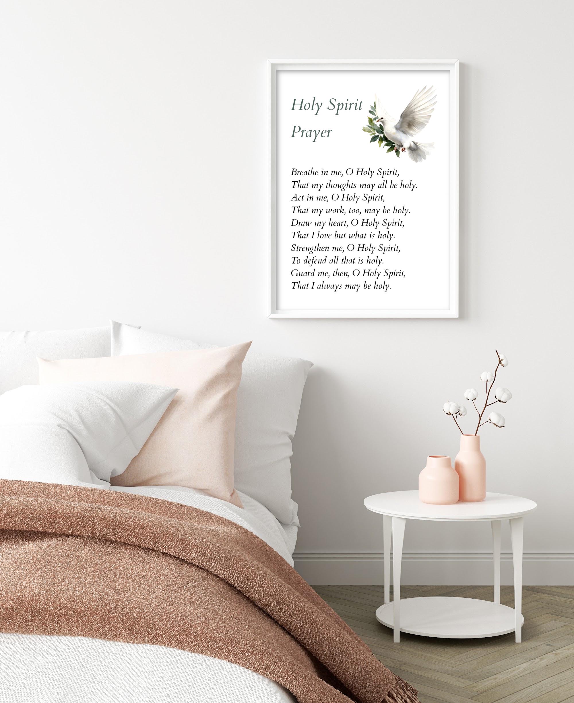 Holy Spirit Prayer Printable, St Augustine Holy Spirit Prayer Digital ...