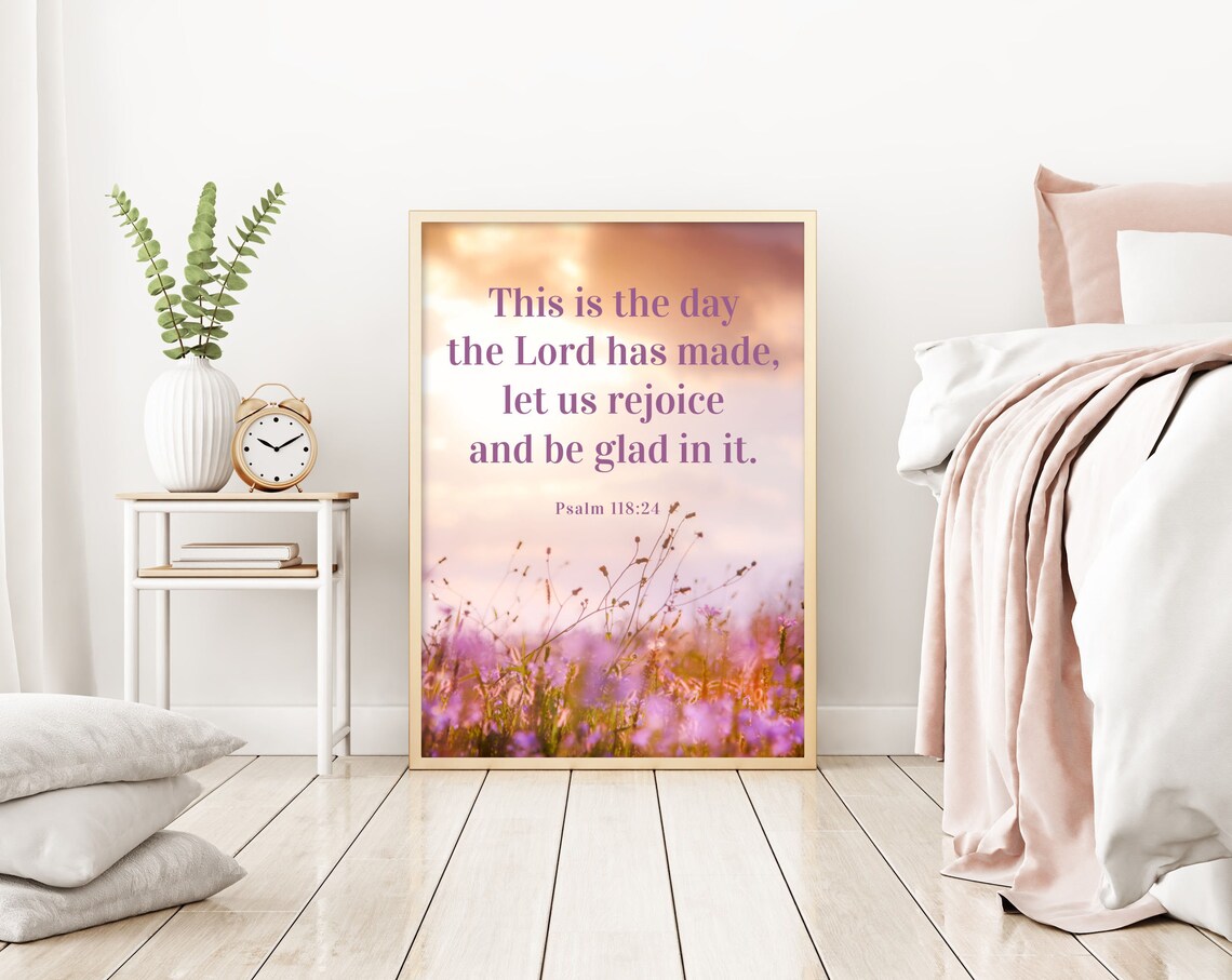 This is the Day the Lord Has Made Printable Psalm 118 24 - Etsy
