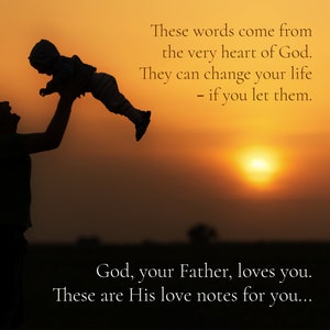 God's LOVE Notes Scripture Cards Printable, God's Love Letter, Gods ...