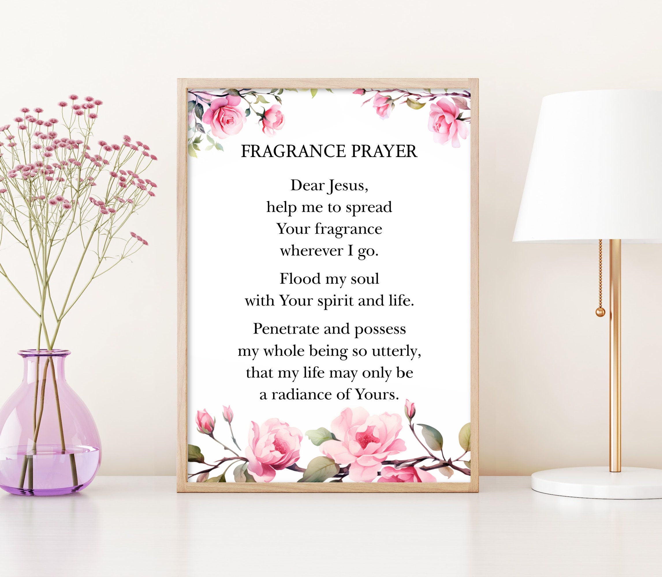 Fragrance Prayer Printable, Prayer Radiating Christ, Radiating Christ ...