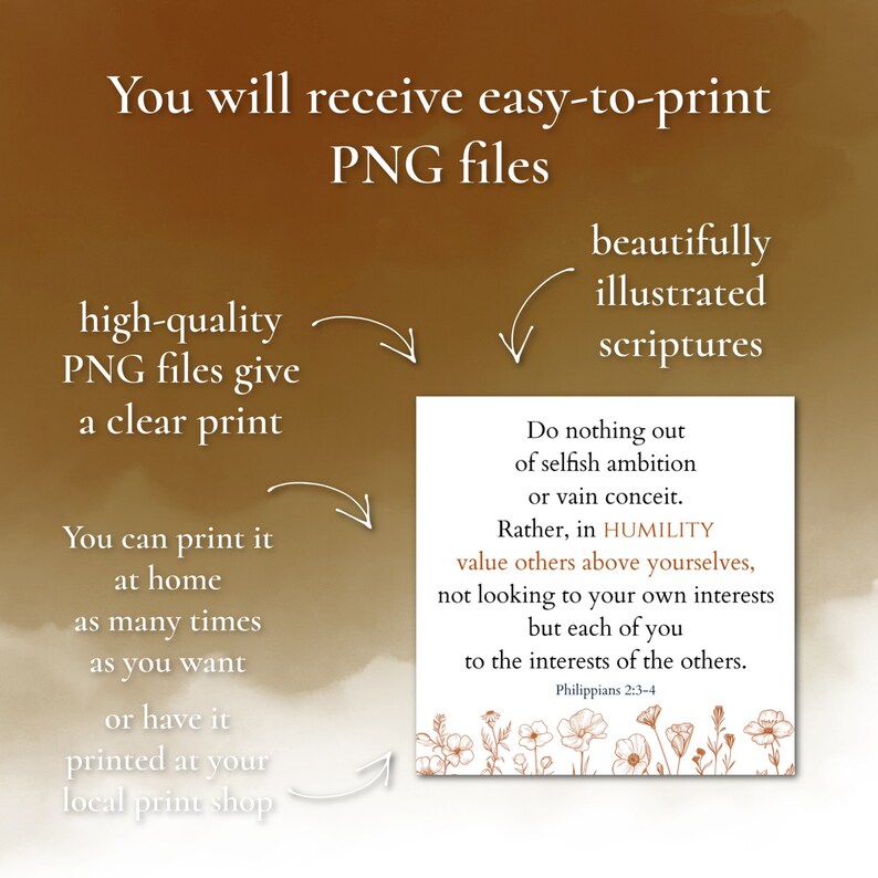 Humility Scripture Cards Printable, Humility Bible Verses Print ...