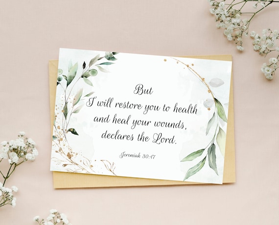 Get Well Quotes From The Bible