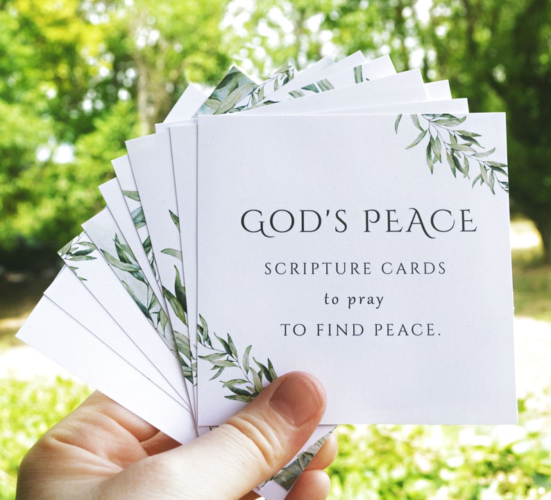 Scripture Cards Printable, Bible Verse Cards, Instant Download ...