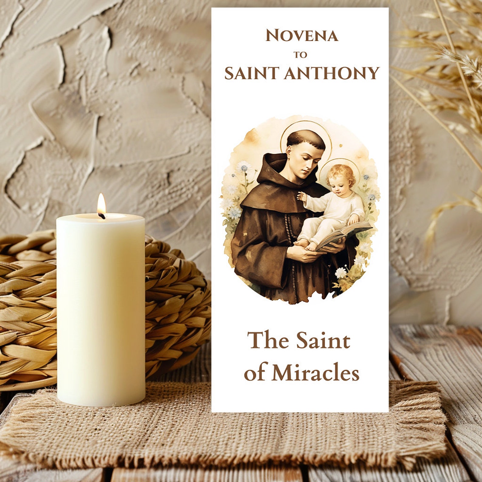 Novena to St. Anthony Printable, St. Anthony of Padua Prayer, St ...
