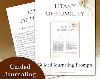 Litany of Humility Prayer Printable, Humility Prayer Print, Deliver Me ...