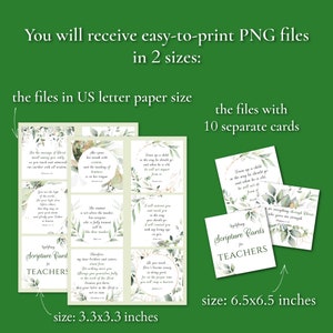 Teacher Appreciation Cards Printable, Teacher Cards Printable ...