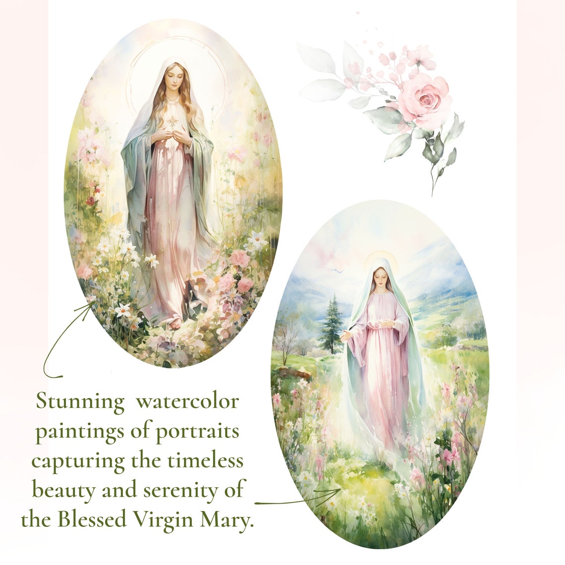 Virgin Mary Prayer Journal Kit Printable, Marian Prayer, Marian ...