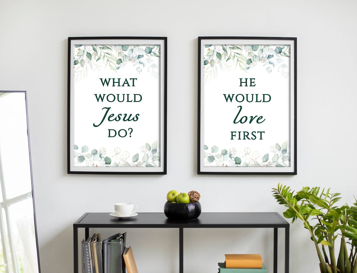 What Would Jesus Do Printable, WWJD Poster, Jesus Christ Print ...