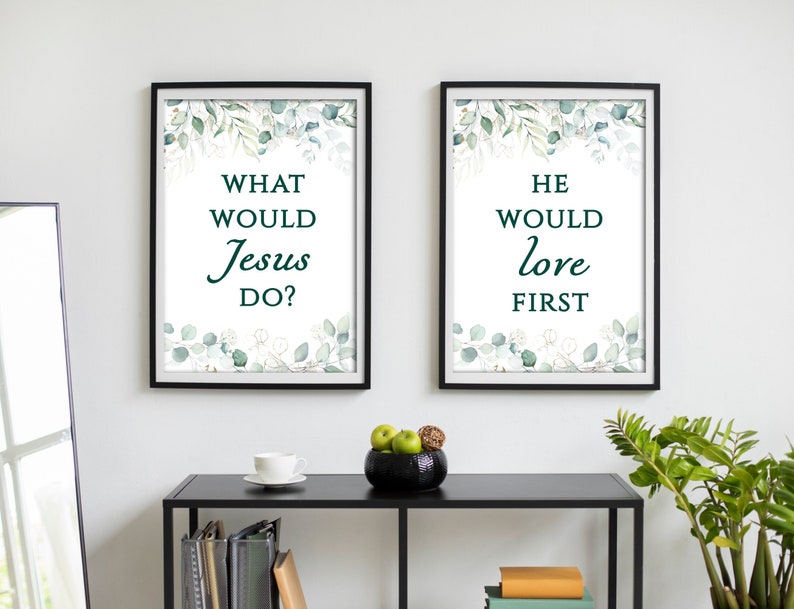 What Would Jesus Do Printable, WWJD Poster, Jesus Christ Print ...
