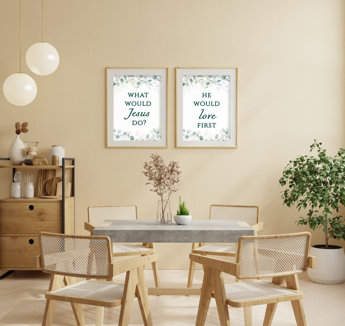 What Would Jesus Do Printable, WWJD Poster, Jesus Christ Print ...