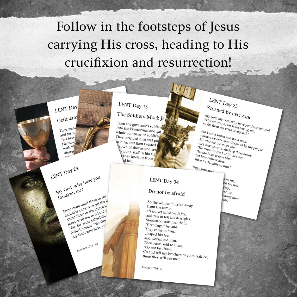Lent Scripture Cards Printable, Lent Bible Verse Cards, Lenten Bible ...