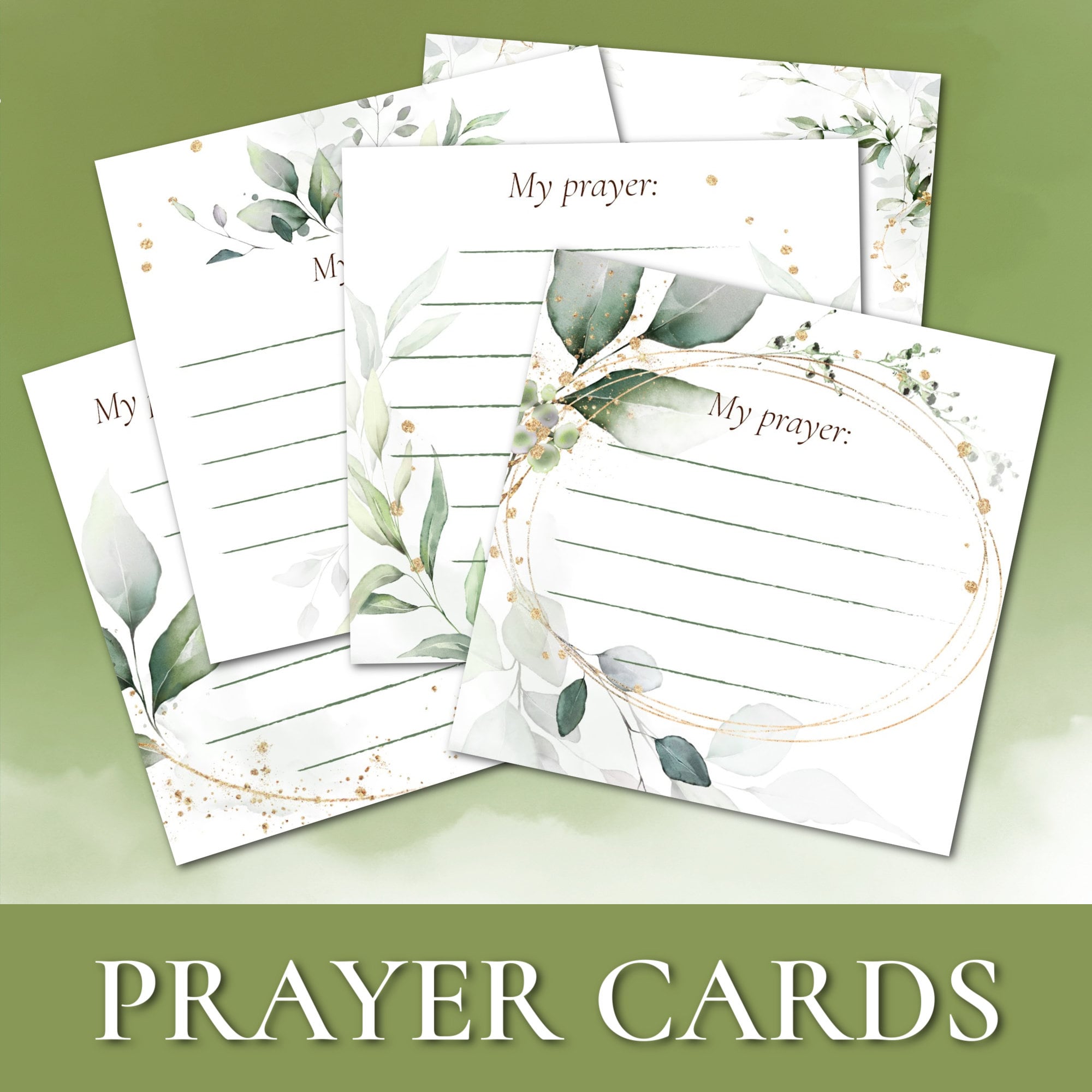 Prayer Cards Printable, Prayer Request Cards, Prayer Note Cards, Prayer ...