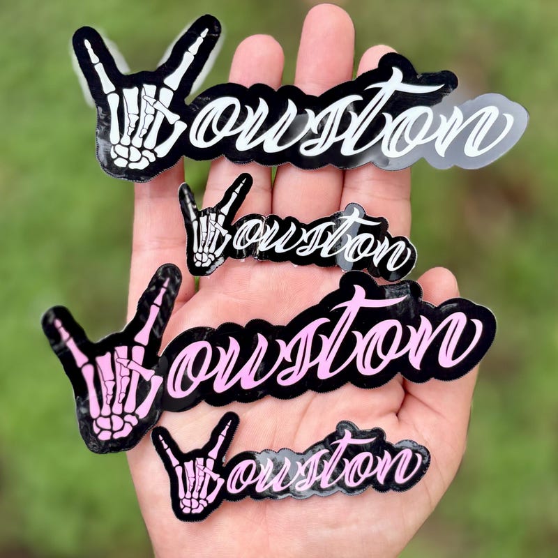 Houston Stickers Decal - Etsy
