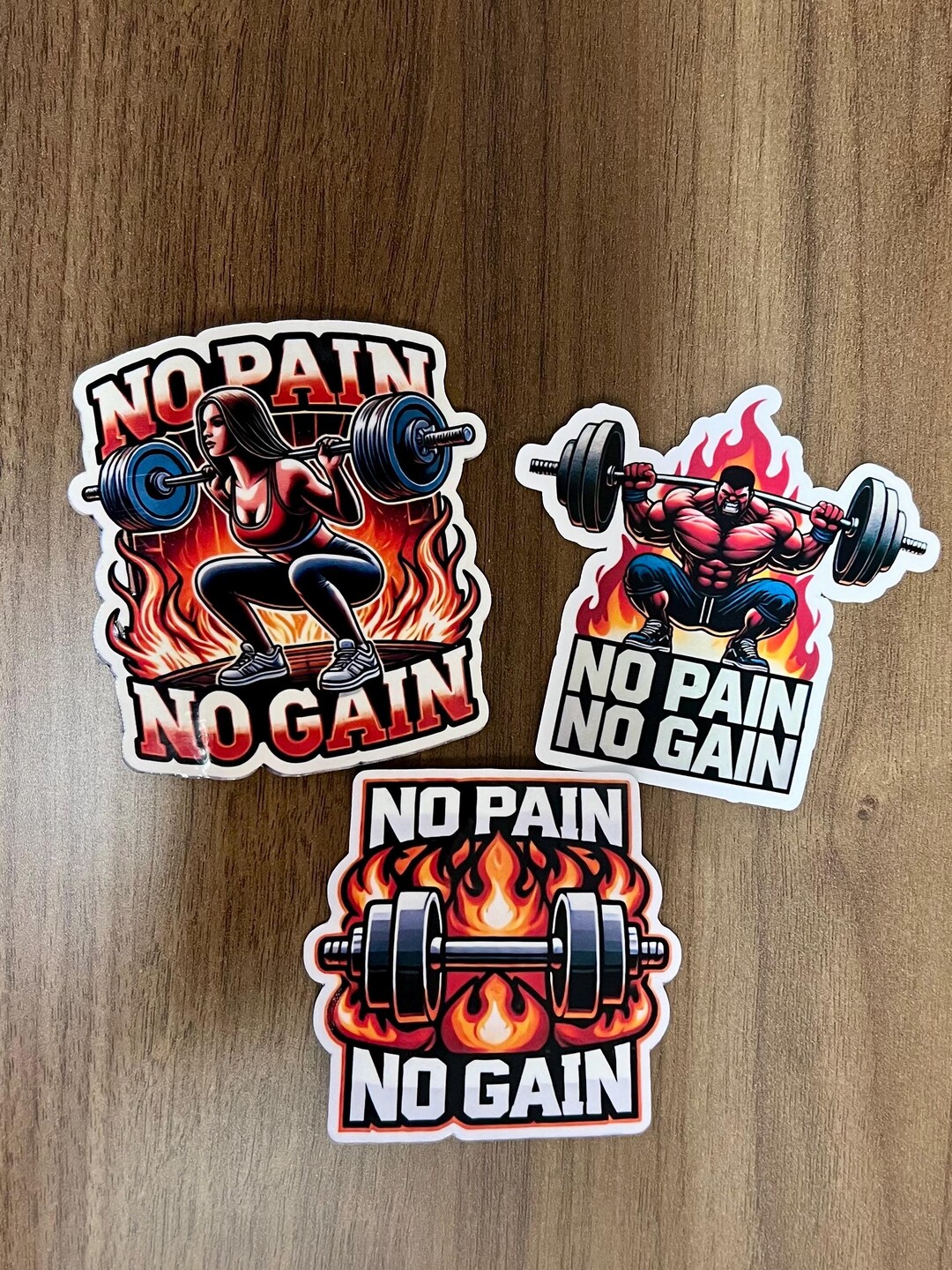 No Pain No Gain Sticker - Etsy