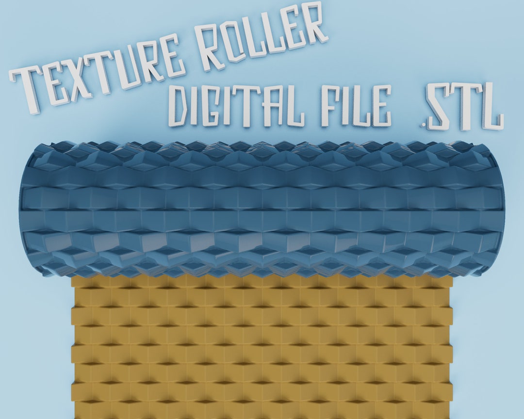 Steps Pattern | Roller Texture | Polymer Clay | Hand Roller | Rolling ...