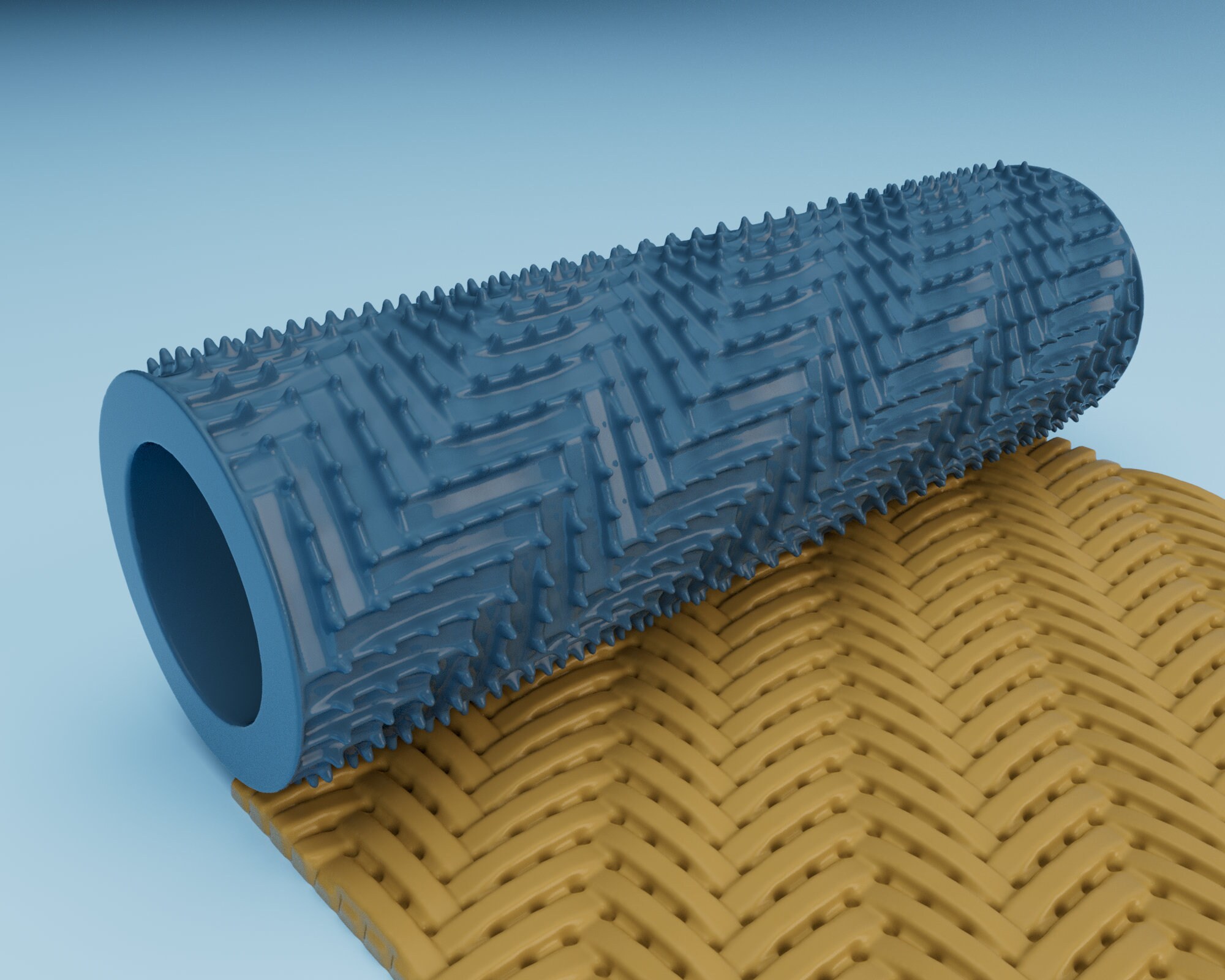 Weave Pattern | Roller Texture | Polymer Clay | Hand Roller | Rolling ...