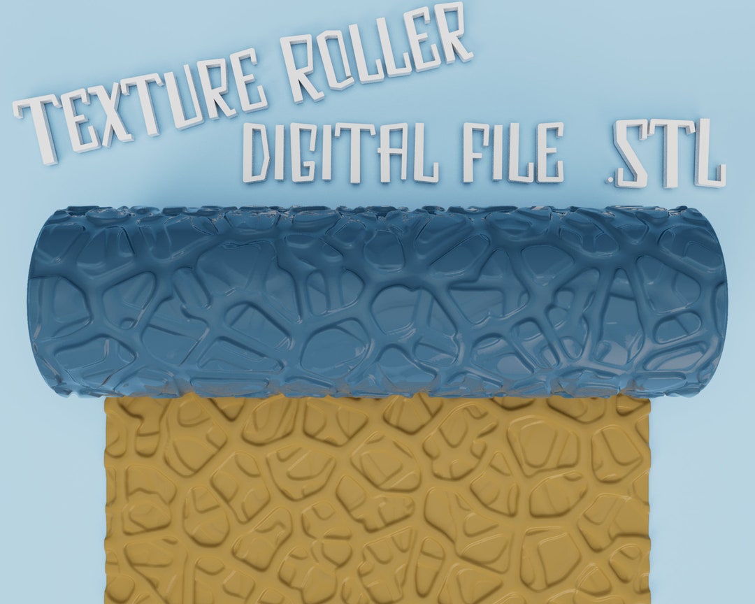 Abstract 3 Pattern | Roller Texture | Polymer Clay | Hand Roller ...