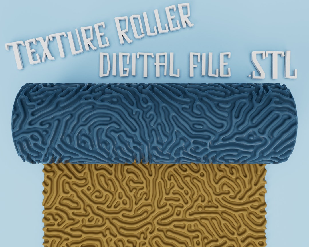 Maze_1 | Roller Texture | Polymer Clay | Hand Roller | Rolling Pin ...