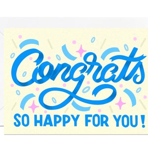 Congratulations Card Made in the UK - Etsy