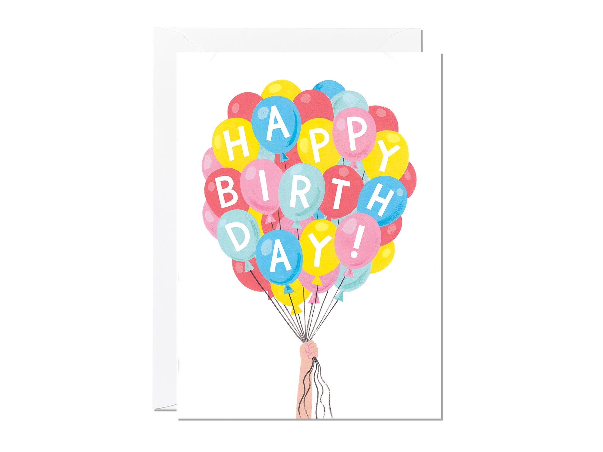 Disney ‘up’ Birthday Balloons Greeting Card | Made in the UK - Etsy