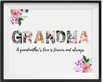 Photo Collage Grandma | Etsy