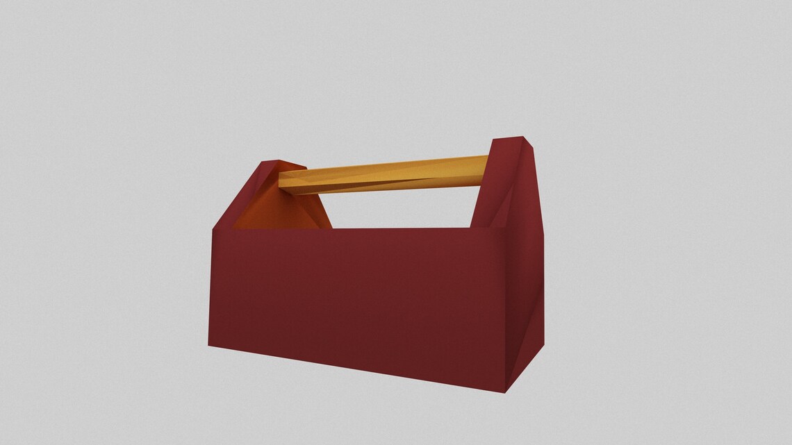 Paper toolbox template Papercraft Board game DIY | Etsy