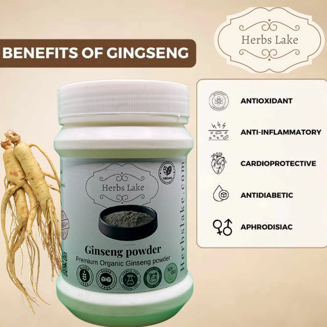 Herbs Lake Ginseng Powder: Rejuvenate Your Mind & Body - Etsy