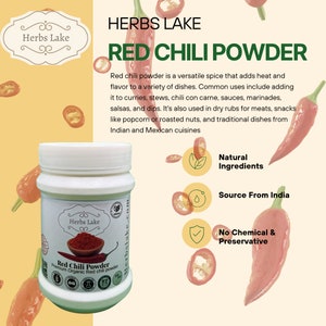 Indian Pure Red Chilli Powder - Authentic Spice for Bold Flavor - Etsy