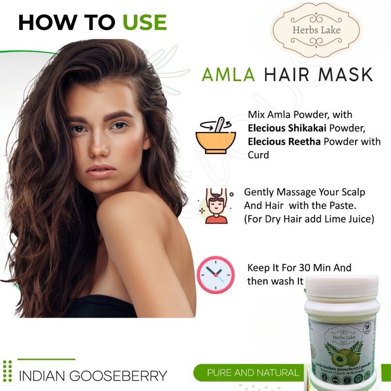 Amla Powder – Indian Gooseberry for Hair, Skin, Immunity & Vitamin C ...