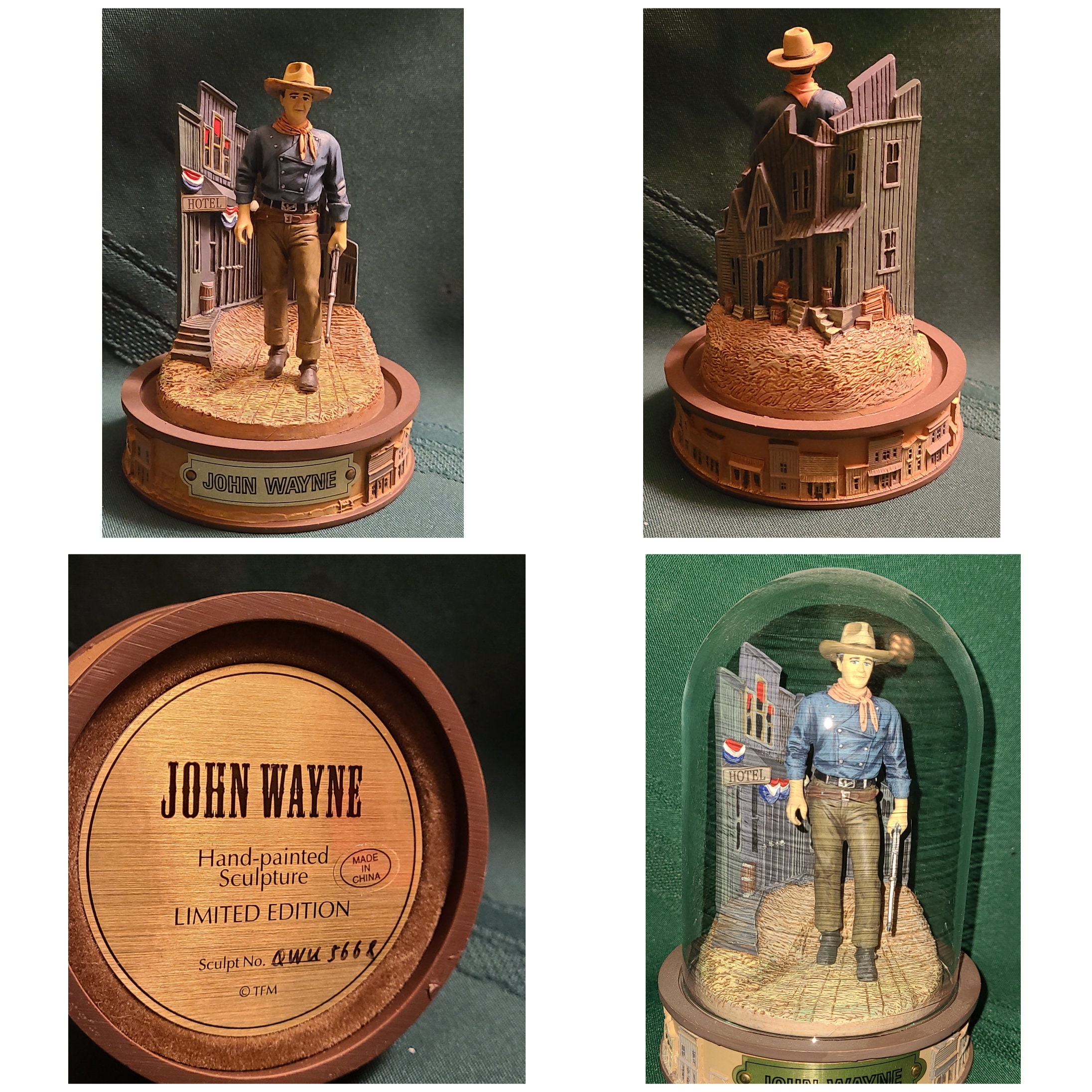 John Wayne Figurines Limited Edition Set of 6 - Etsy