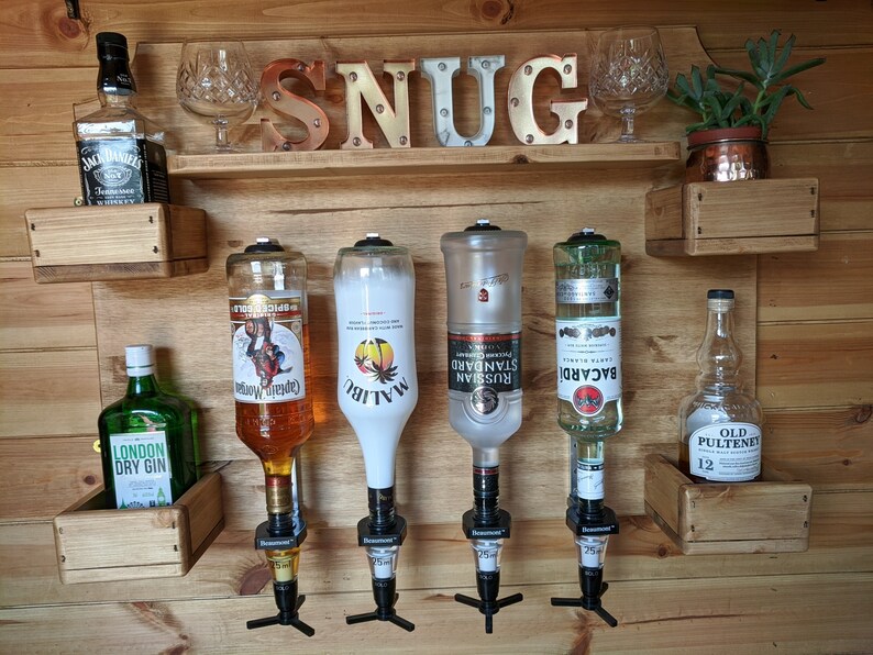 Personalised Optics Bar Home Bar Wall Mounted Bar Beaumont - Etsy