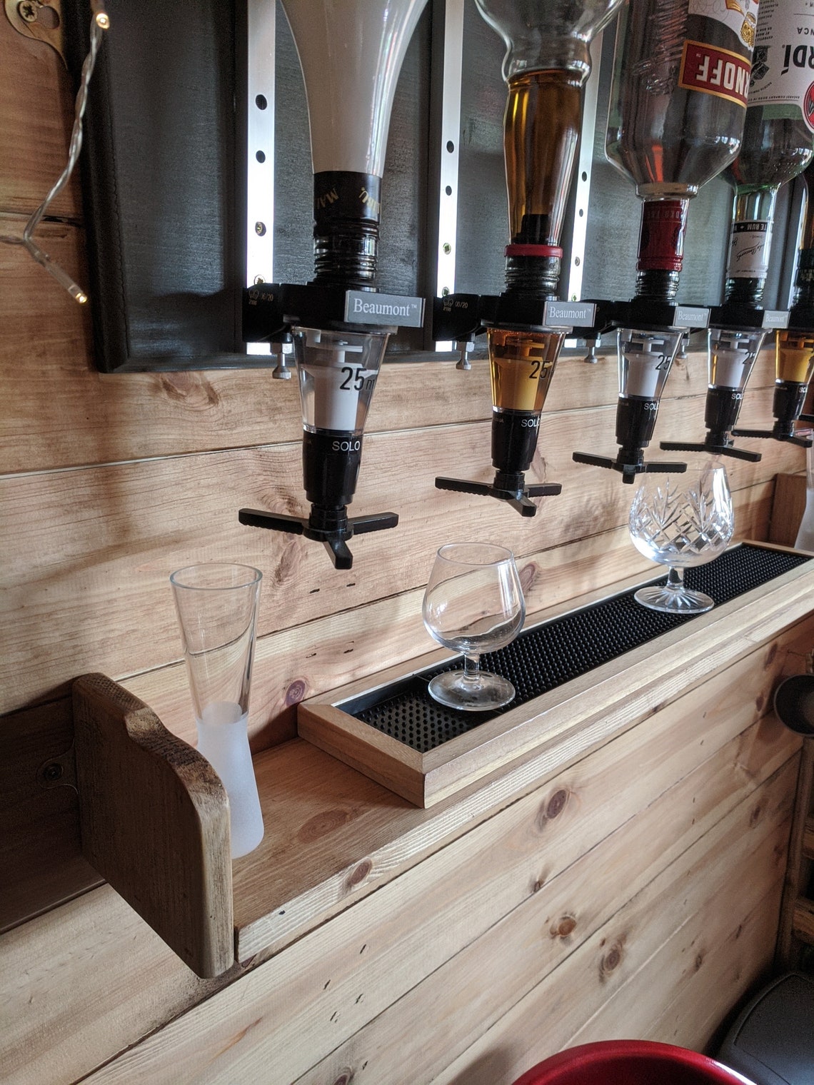 Drip Tray/drip Mat for Optics Bar Handmade Pine Shelf Bar - Etsy UK