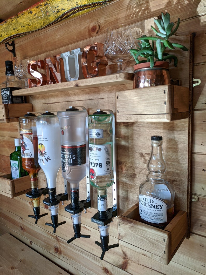 Personalised Optics Bar Home Bar Wall Mounted Bar Beaumont - Etsy