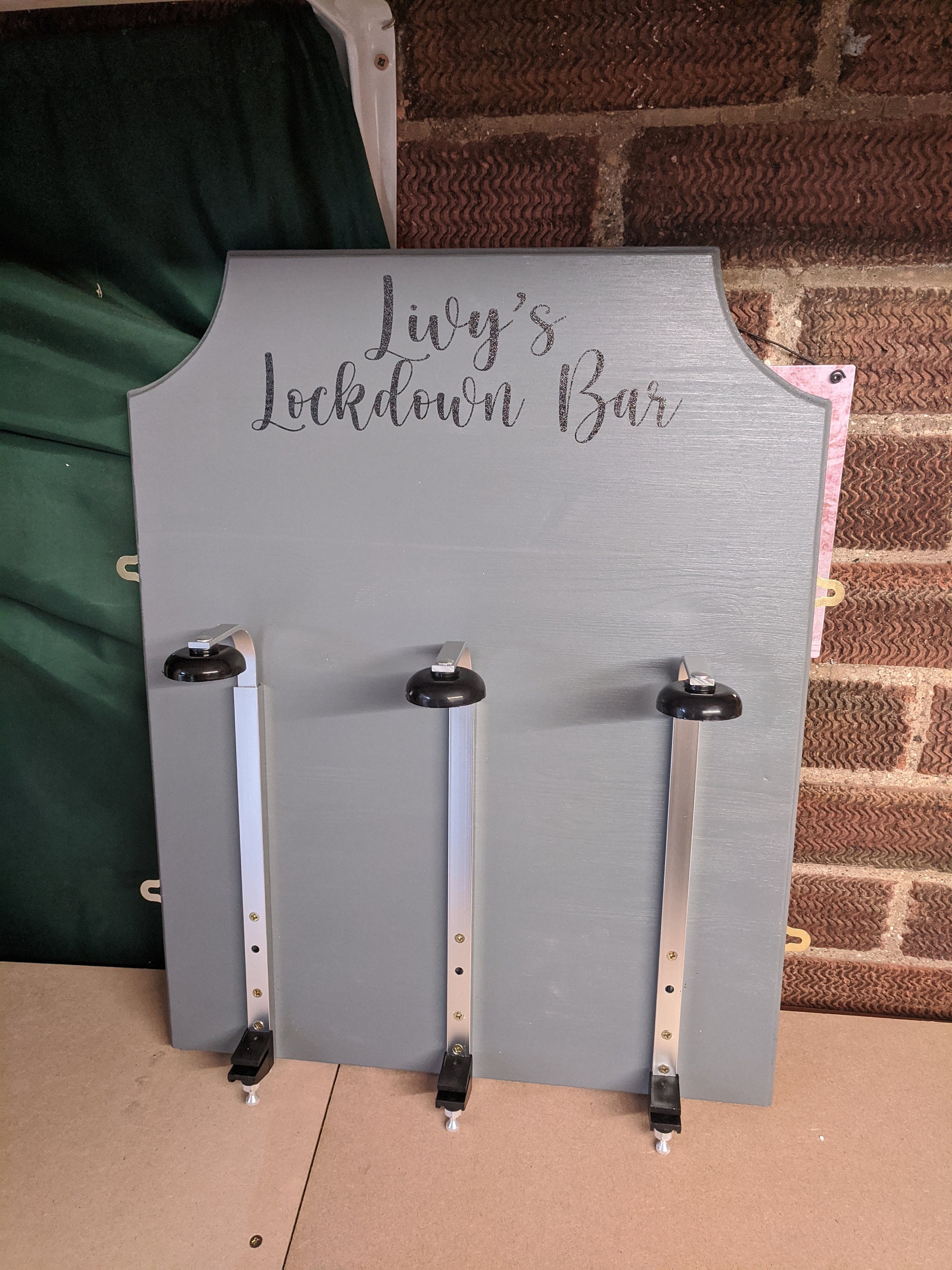 Handmade Pine Optics Bar Personalised Home Bar Wall Mounted | Etsy UK