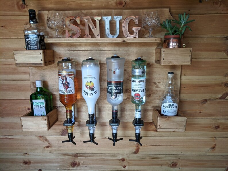 Personalised Optics Bar Home Bar Wall Mounted Bar Beaumont - Etsy