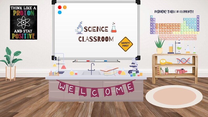 Bitmoji Science Classroom - Etsy