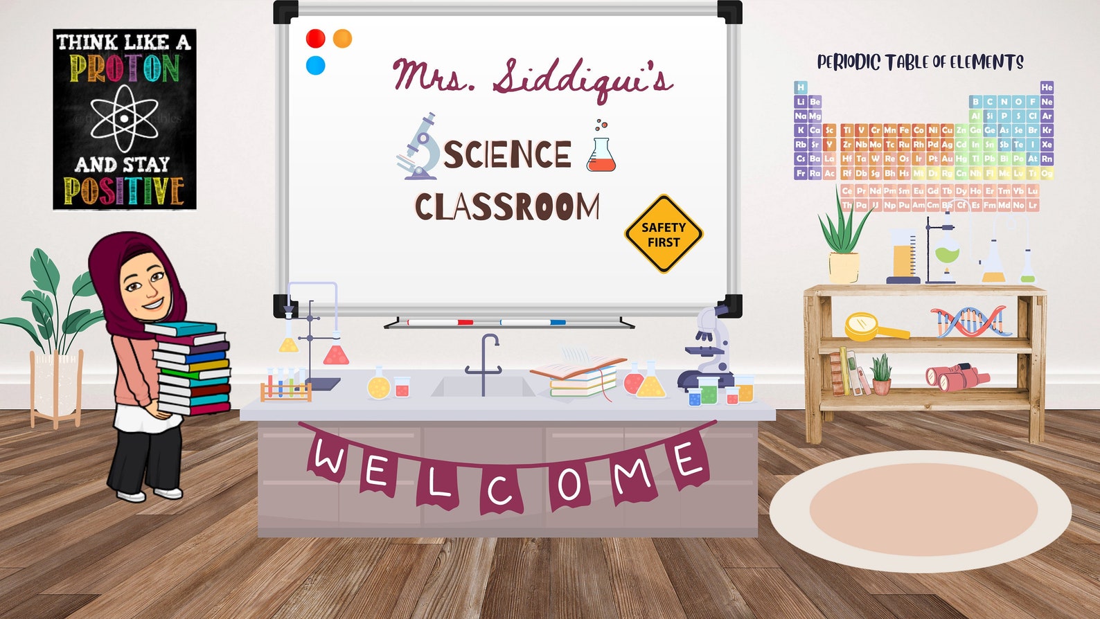 Bitmoji Science Classroom - Etsy