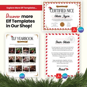 Editable Santa's Shipping Label + Elf Postcard | Christmas Printable ...