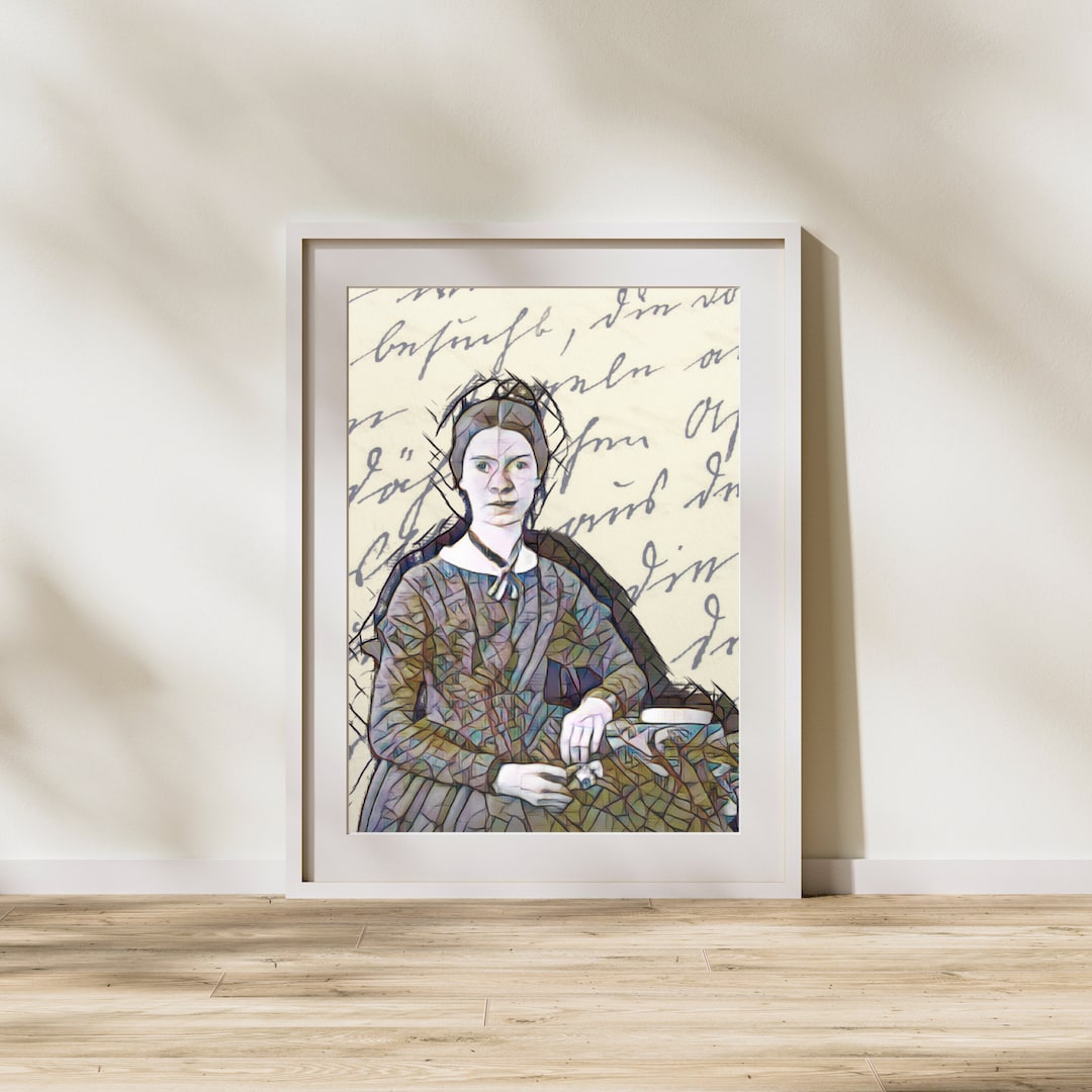 Emily Dickinson A2 Digital Download, Digital Image, Printable, Digital Art, Poster, Dickinson ...