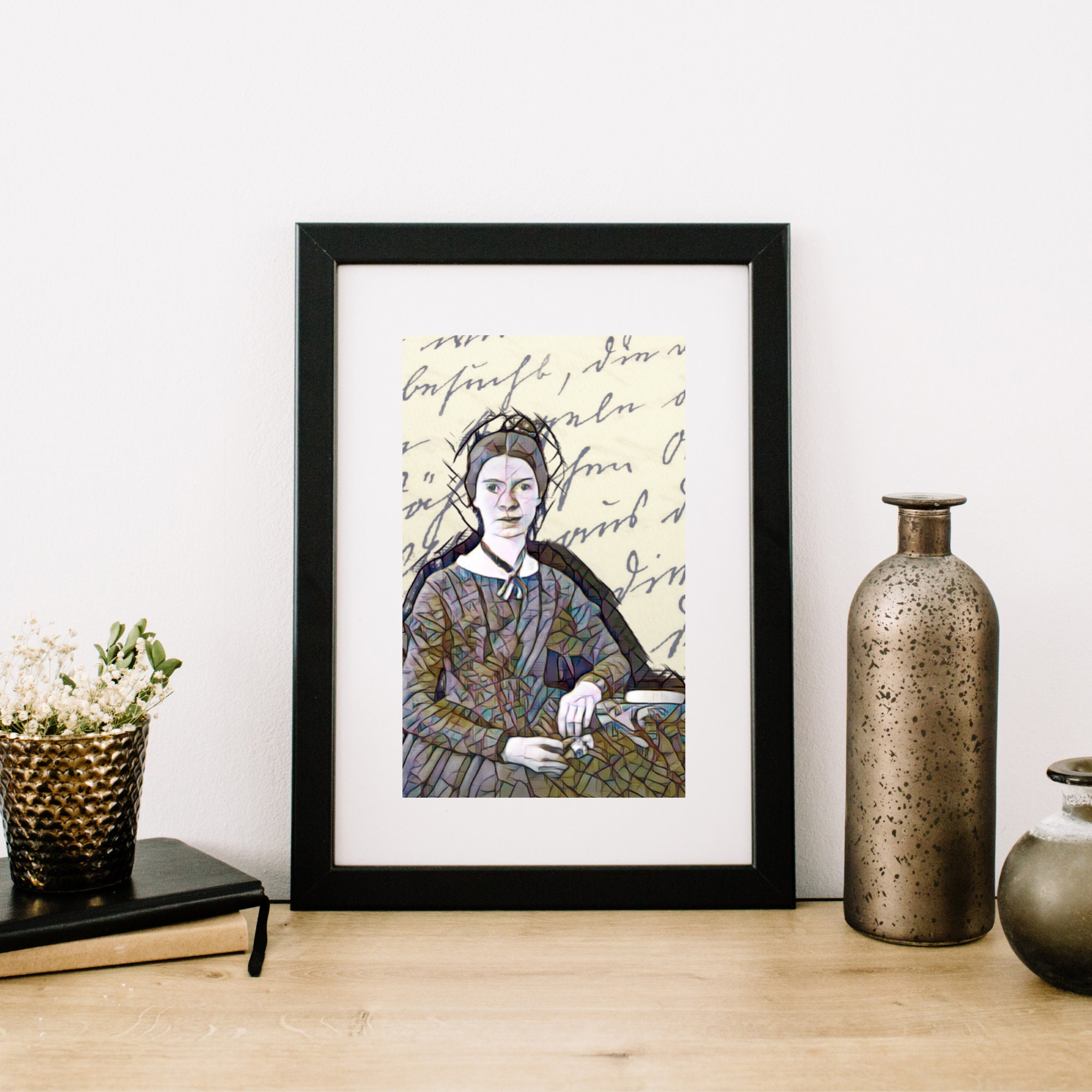 Emily Dickinson Poster A4, Digital Download, Digital Image, Printable ...