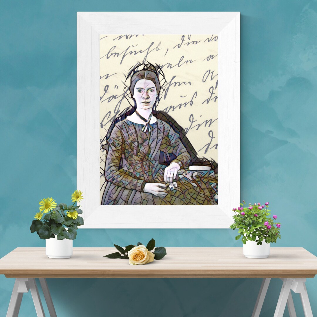 Emily Dickinson Poster A4, Digital Download, Digital Image, Printable ...