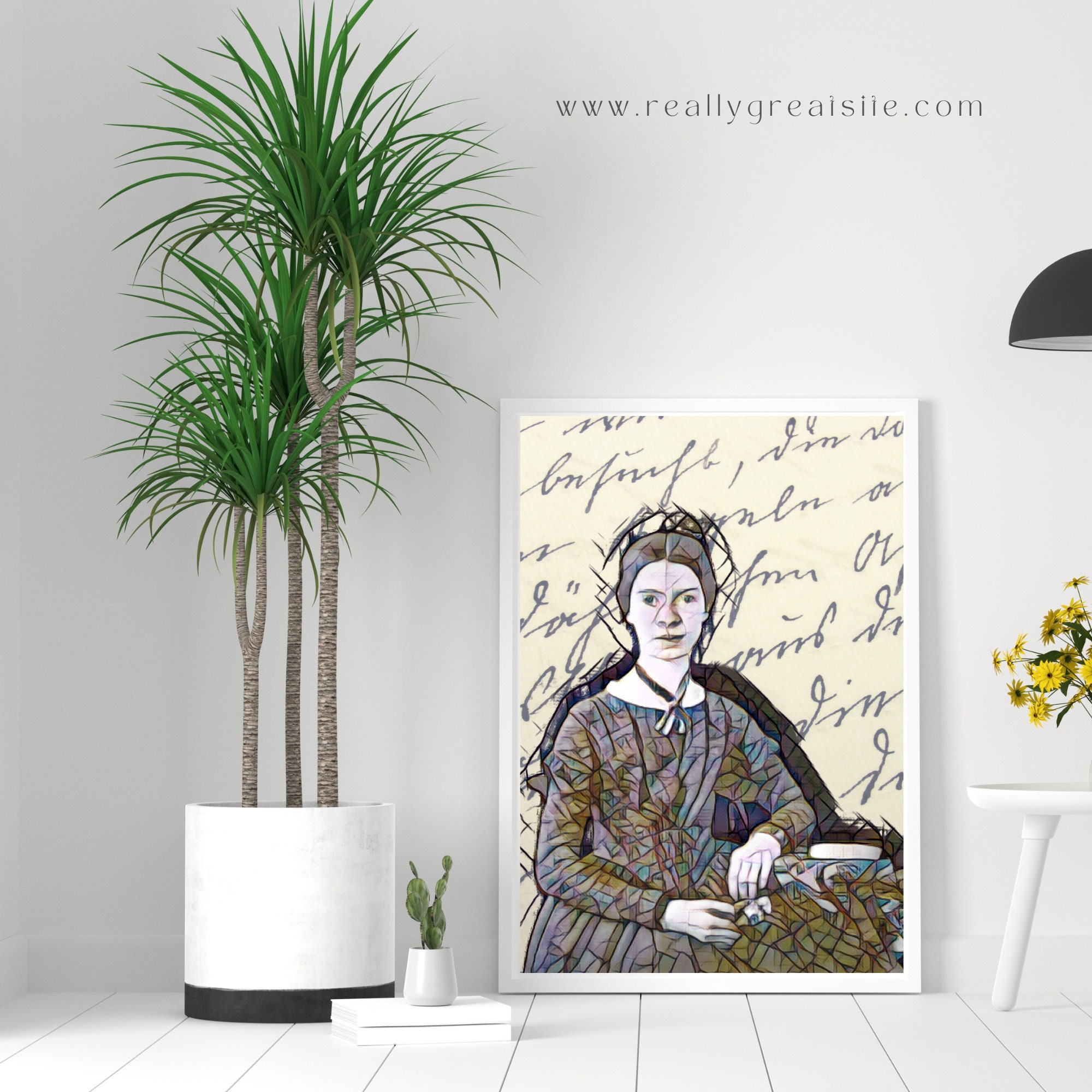 Emily Dickinson A2 Digital Download, Digital Image, Printable, Digital ...