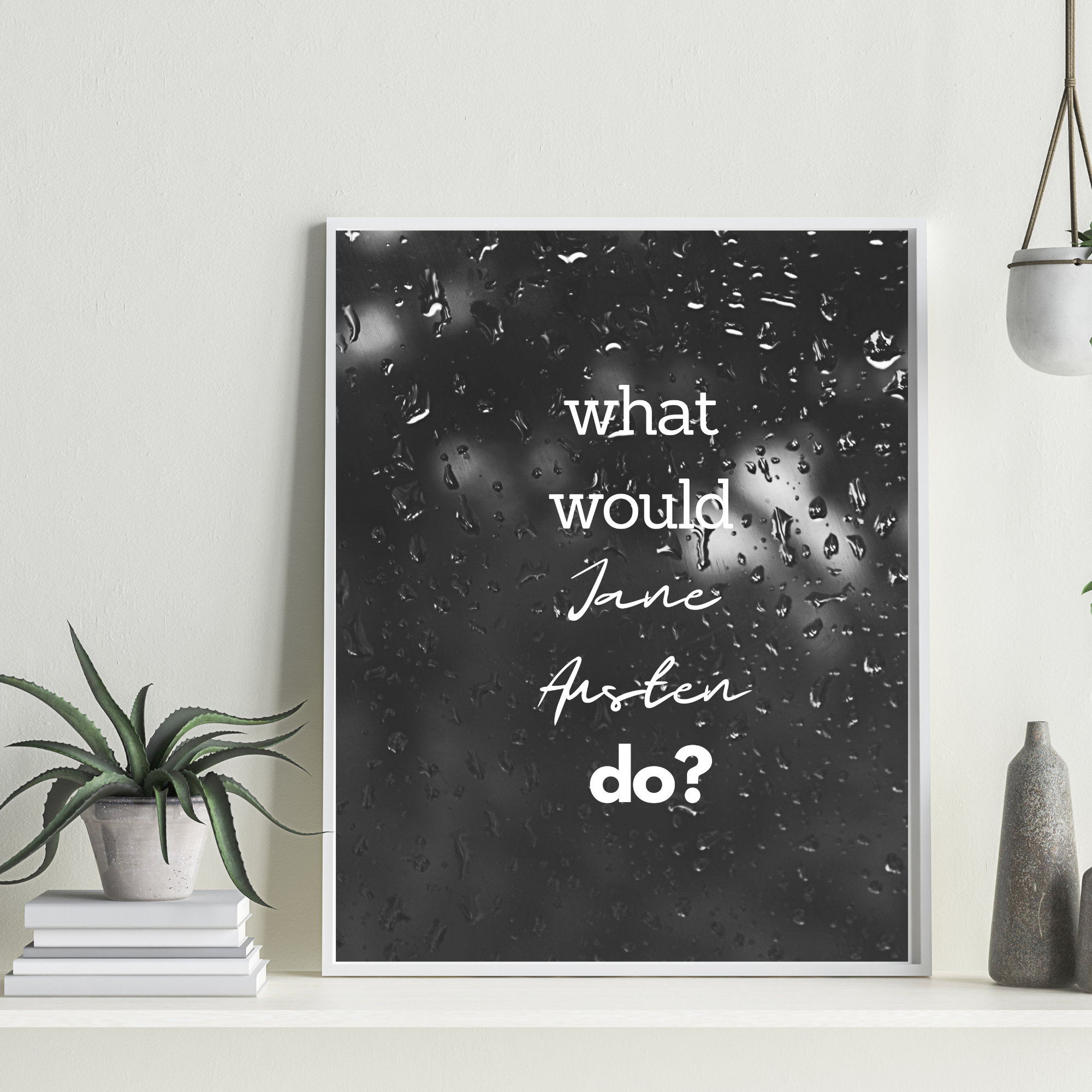 Digital Download, Digital Image, Printable, A2 Digital Art, Jane Austen ...