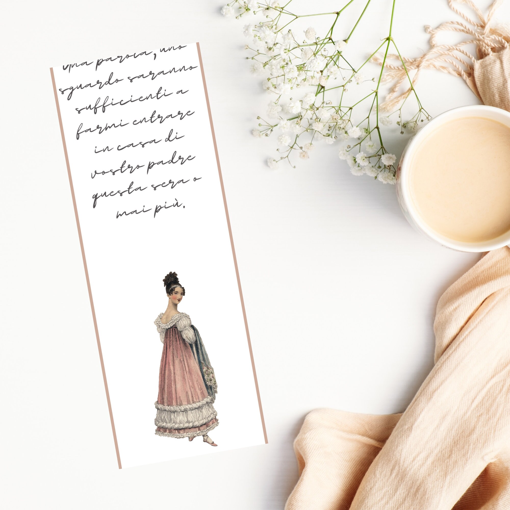 Printable Bookmarks, Printable Bookmarks Jane Austen Inspired, Jane ...