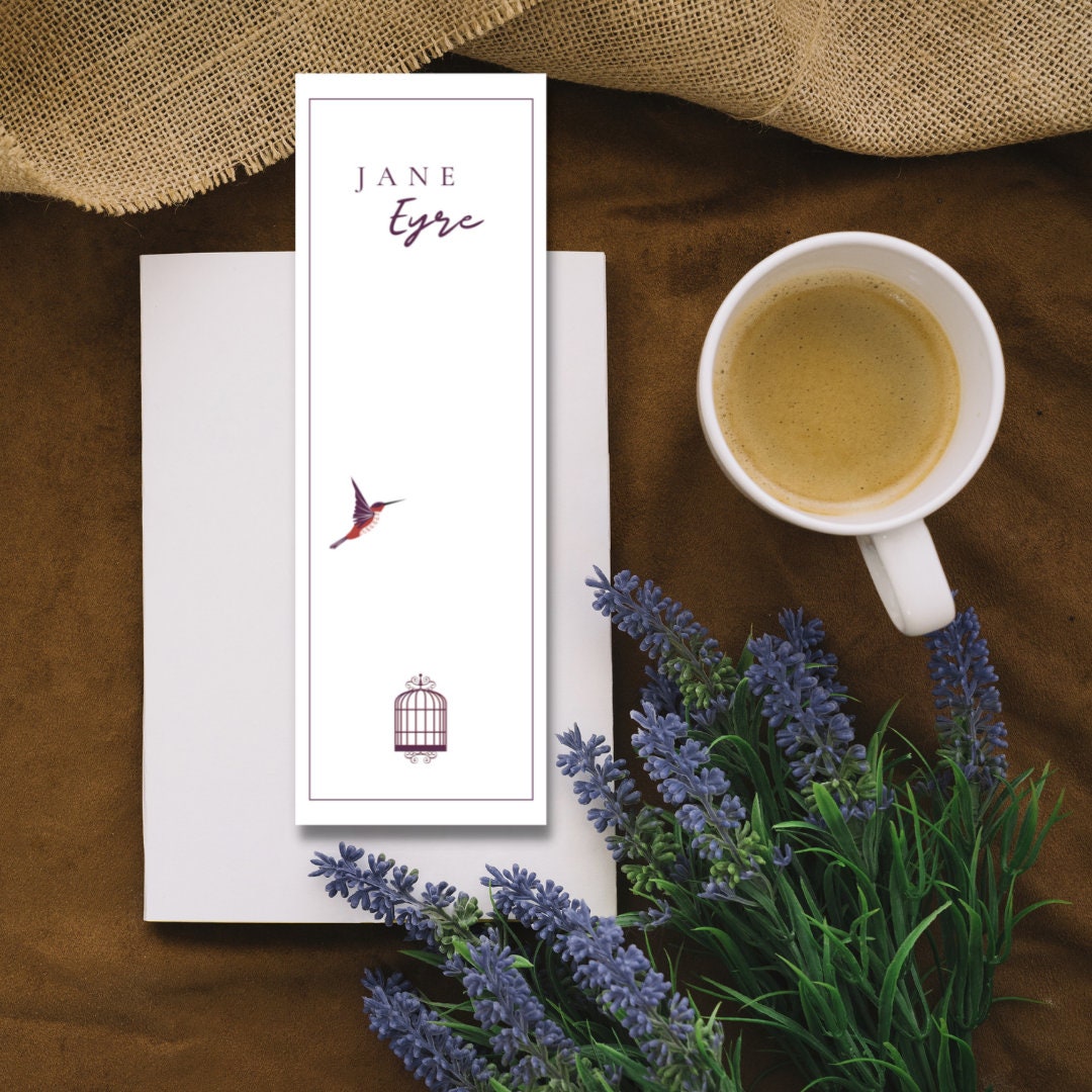 Printable Bookmarks, Printable Bookmarks Jane Eyre Inspired, Bookmark ...