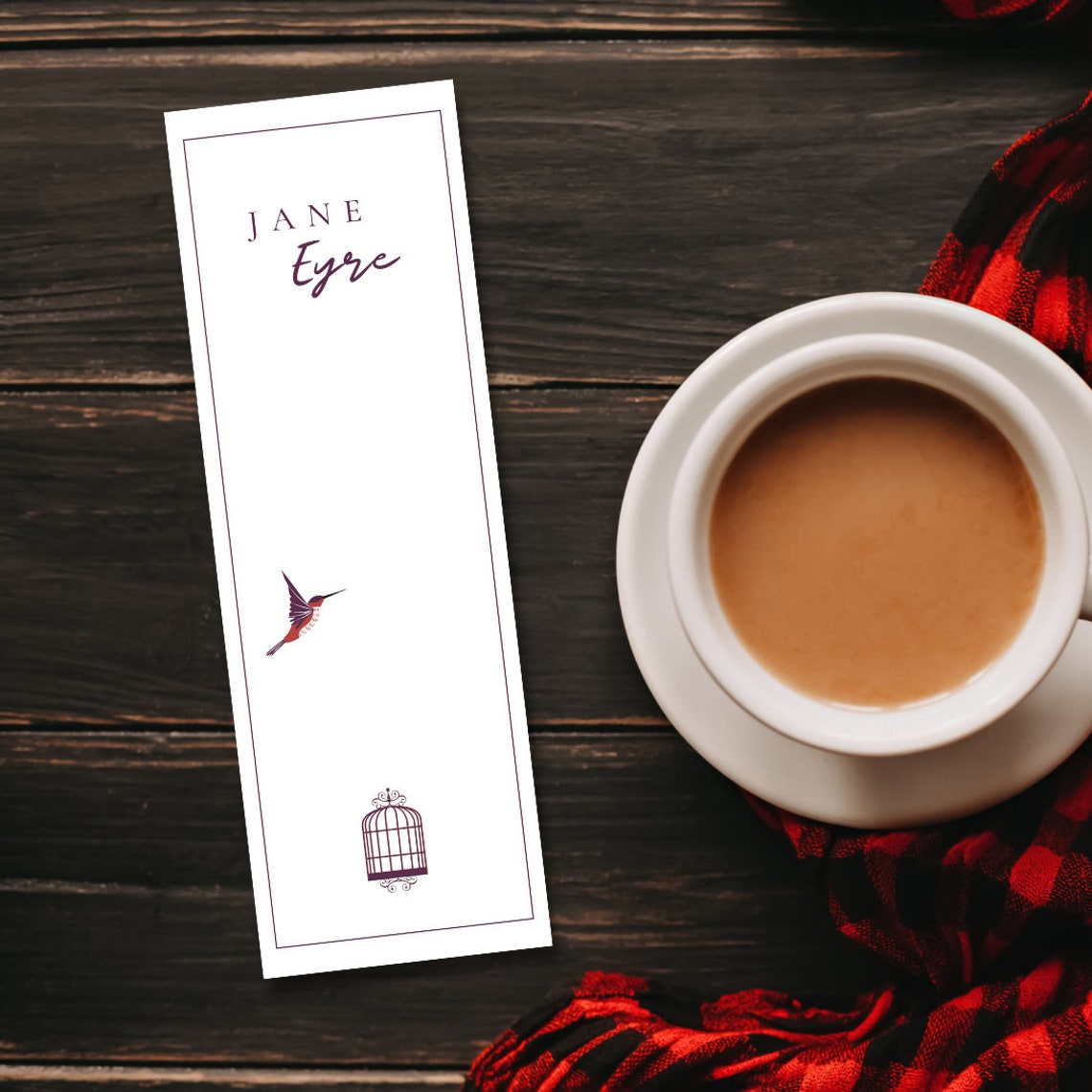 Printable Bookmarks, Printable Bookmarks Jane Eyre Inspired, Bookmark ...