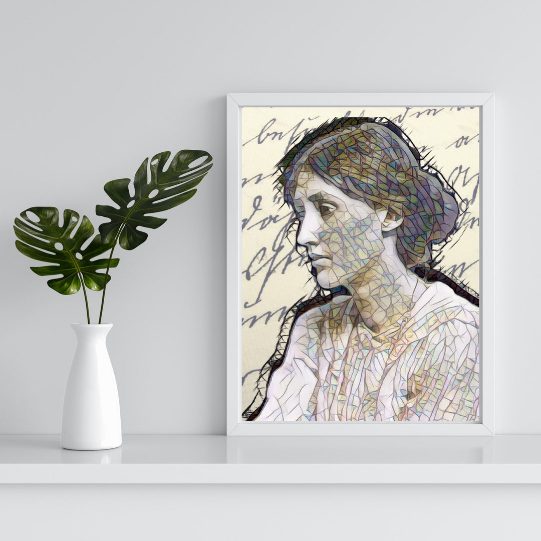 Virginia Woolf Poster A4 Digital Download Digital Image - Etsy